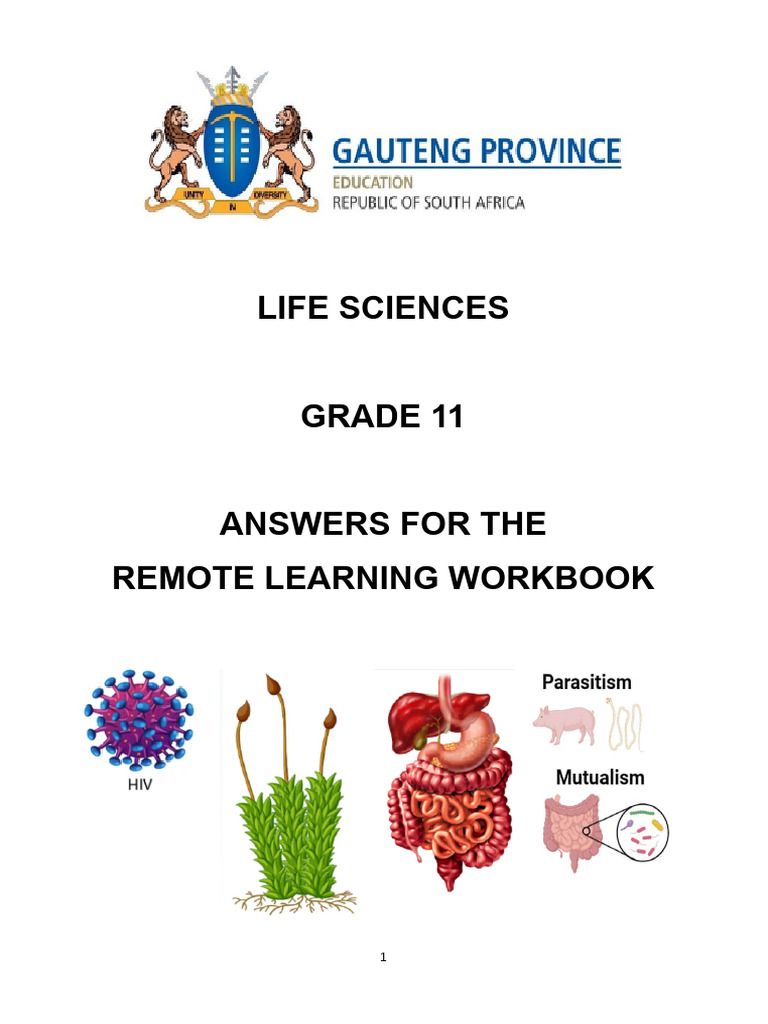 Grade 11 Life Sciences Workbook Answers | PDF | Flowers | Sexual ...