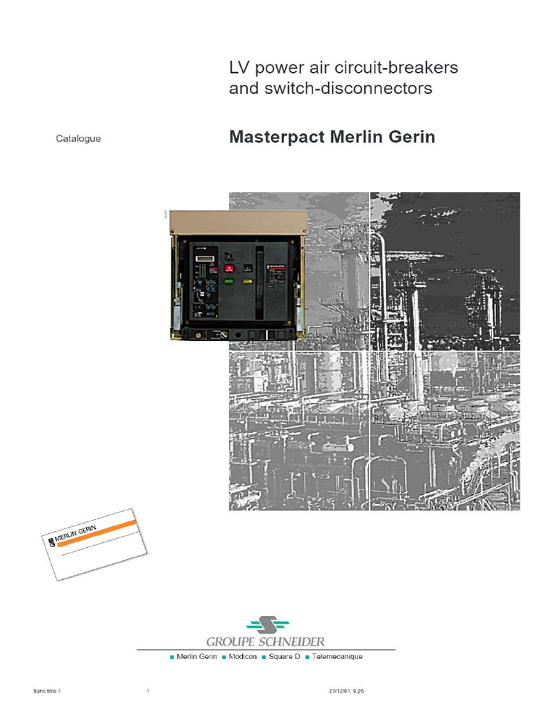 Manual ACB Merlin Gerin M32 H1 | PDF