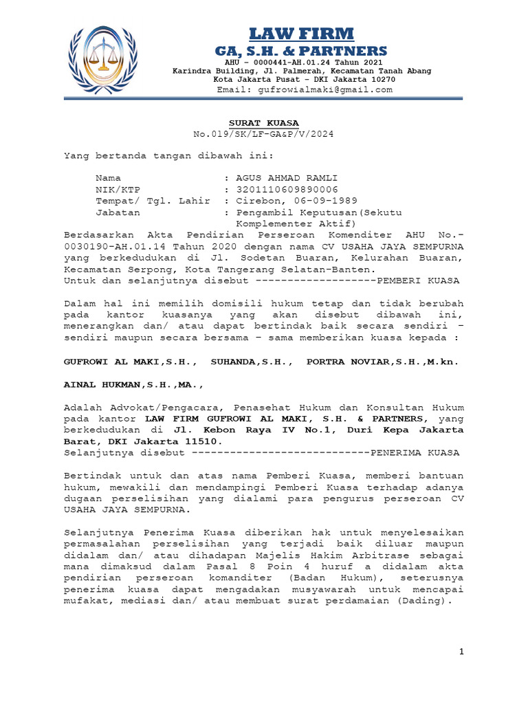 SK Agus Ahmad Raamli | PDF