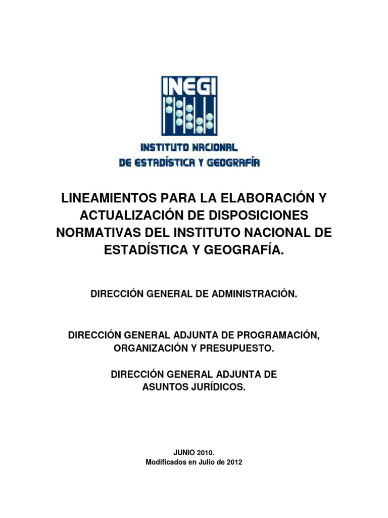 Lineamientos Elaboración Normas Técnicas | PDF | Regulación | Presupuesto