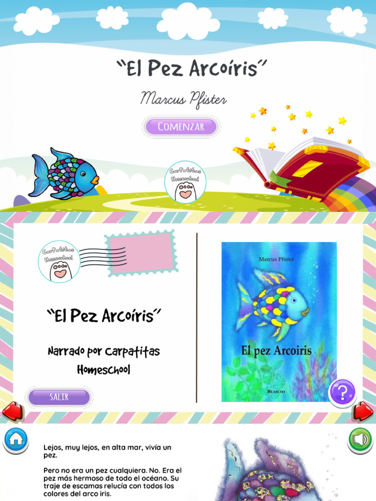 Actividades de Comprensión: El Pez Arcoíris | PDF