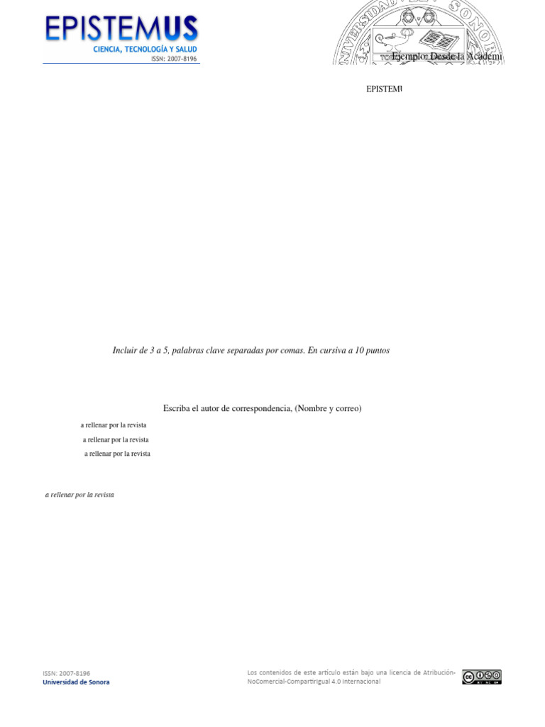Plantilla Epistemus - V5 (En La Web) - OTH | PDF | Bibliografía ...