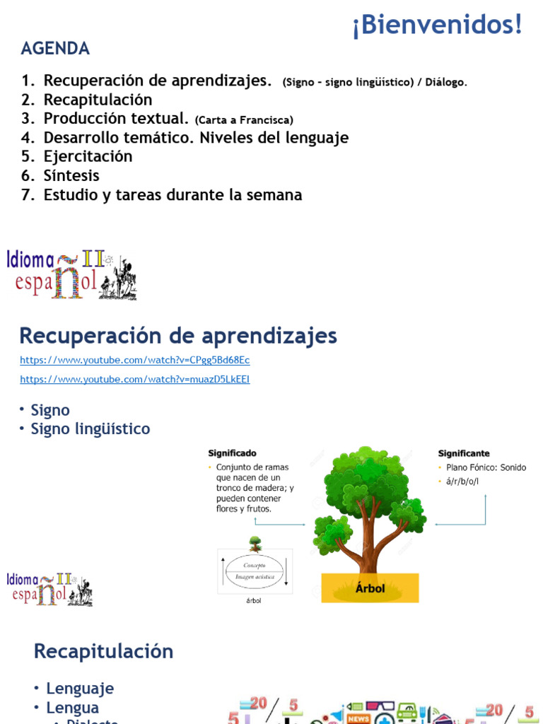 Clase 3 - IdiESPAÑOL II - 16 Julio | PDF | Lingüística