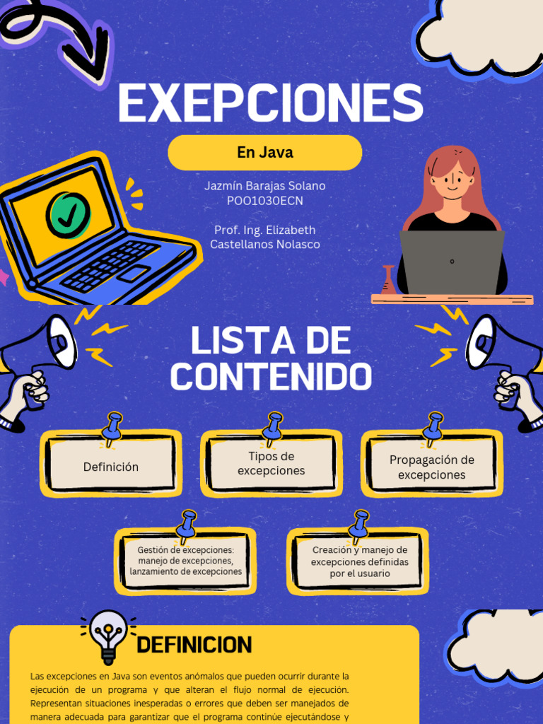Excepciones en Java: Guía Básica | PDF | Java (lenguaje de programación) | Programa de computadora