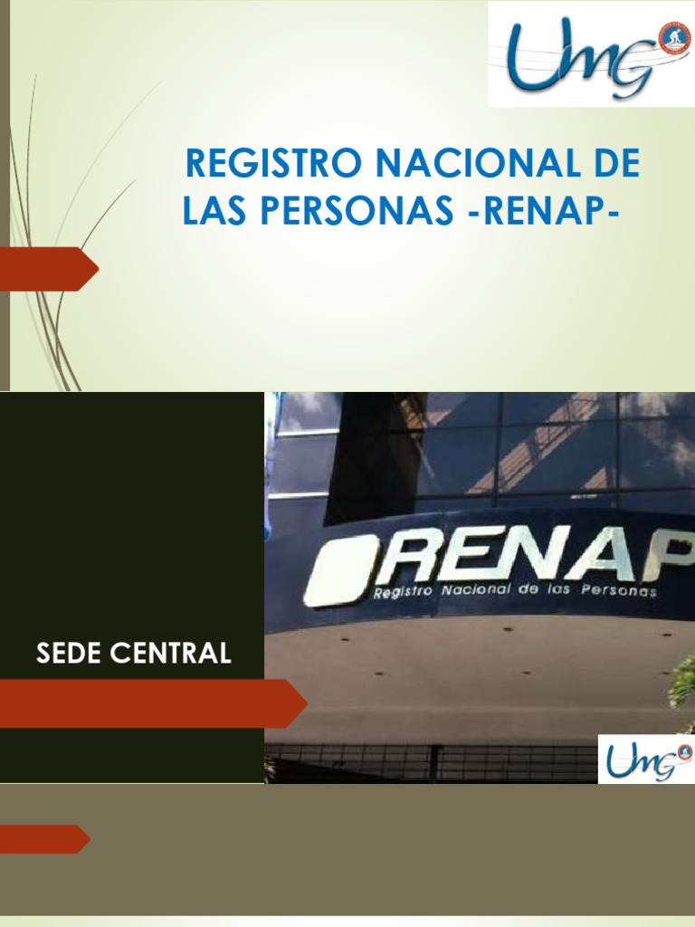 Ley RENAP: Creación y Funciones | PDF | Guatemala | Justicia
