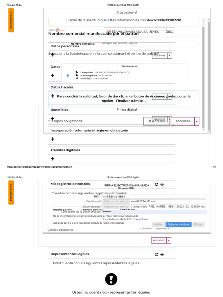 Portal de Servicios Digitales IMSS | PDF | Accesibilidad | Tecnologías ...