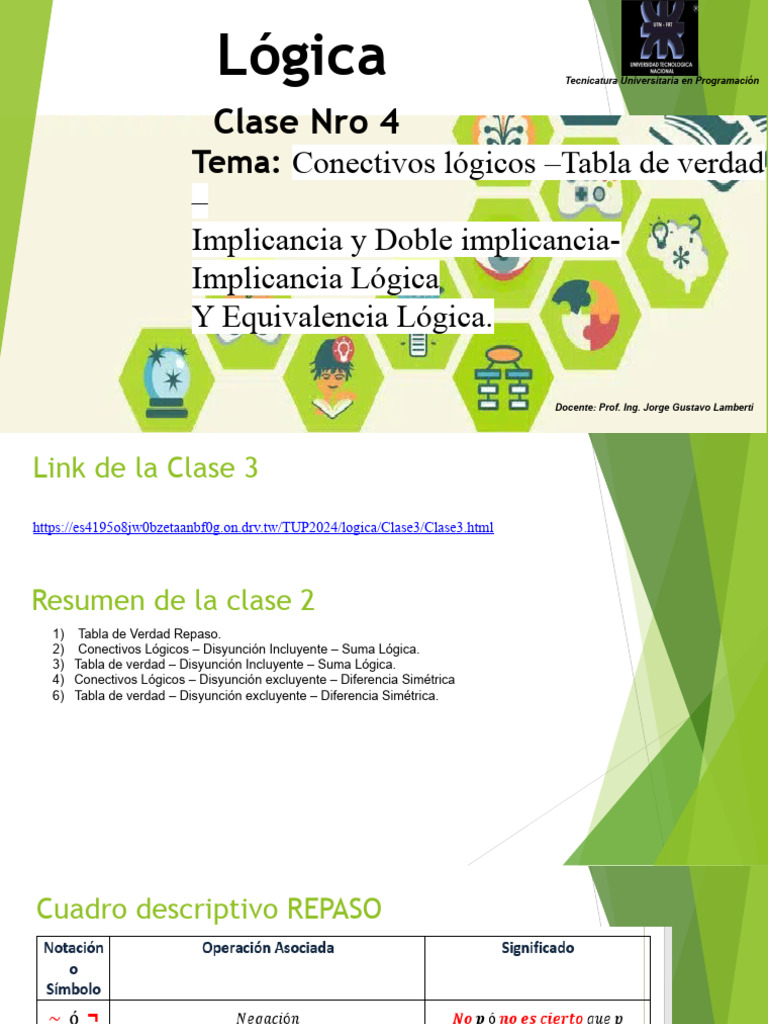 Clase 4 | PDF | Proposición | Si y solo si