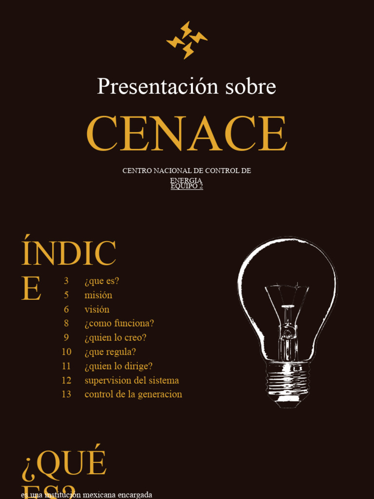 CENACE: Control y Operación del SEN | PDF | Ingenieria Eléctrica ...
