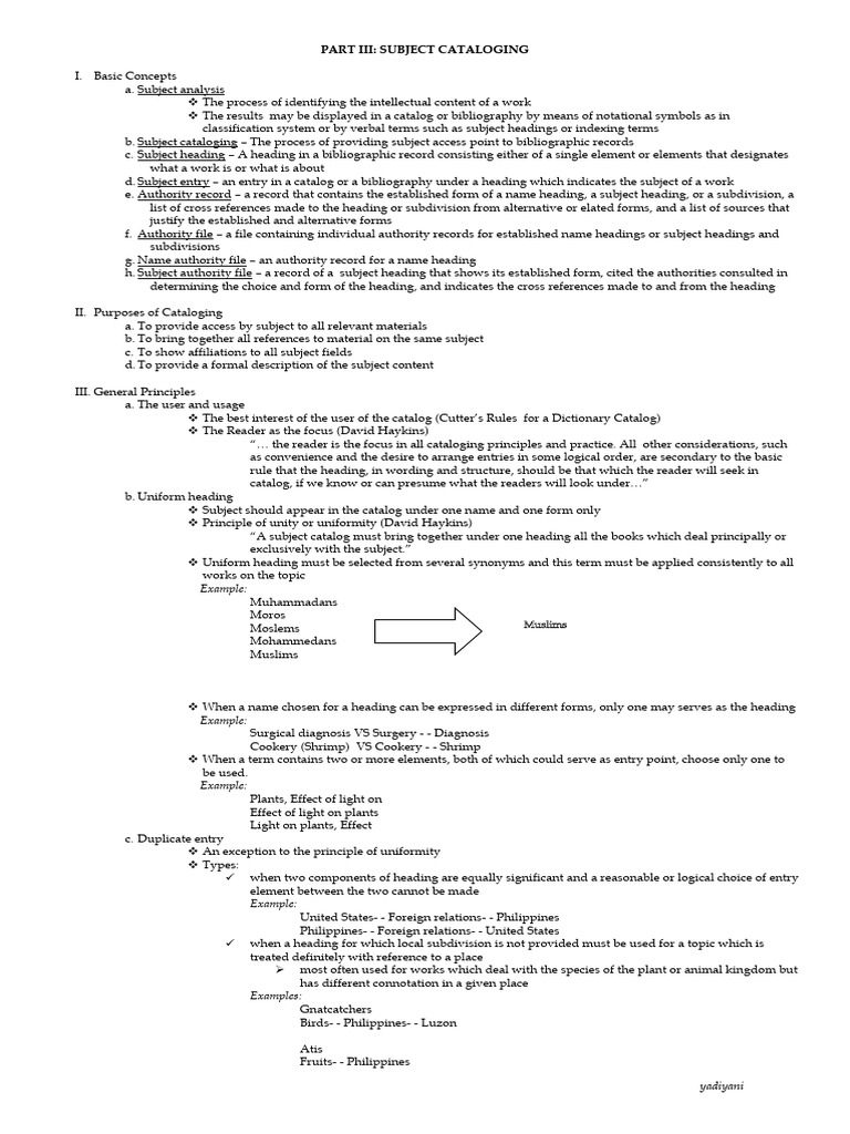 Subject Cataloging for Muslims | PDF | Bibliography | Noun