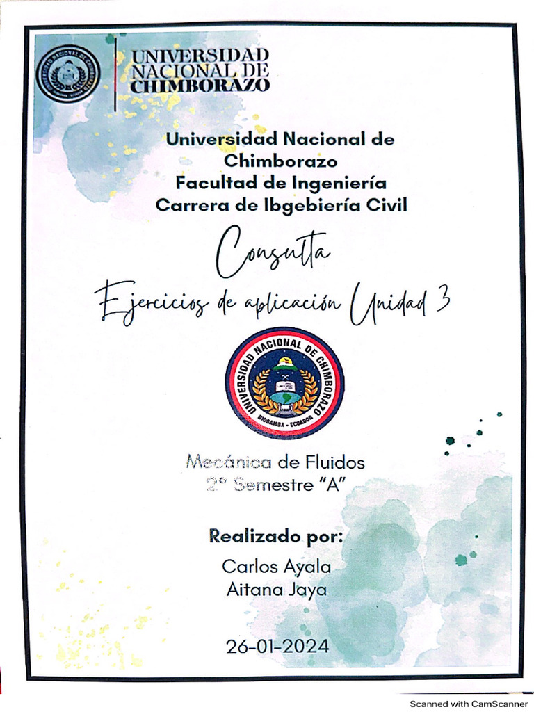 Fluidos Examen3unidad | PDF