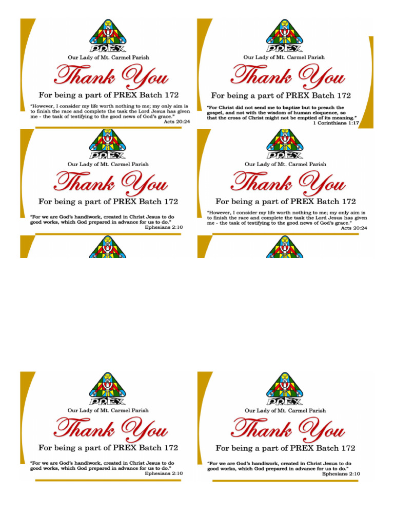 Thank You Card | PDF