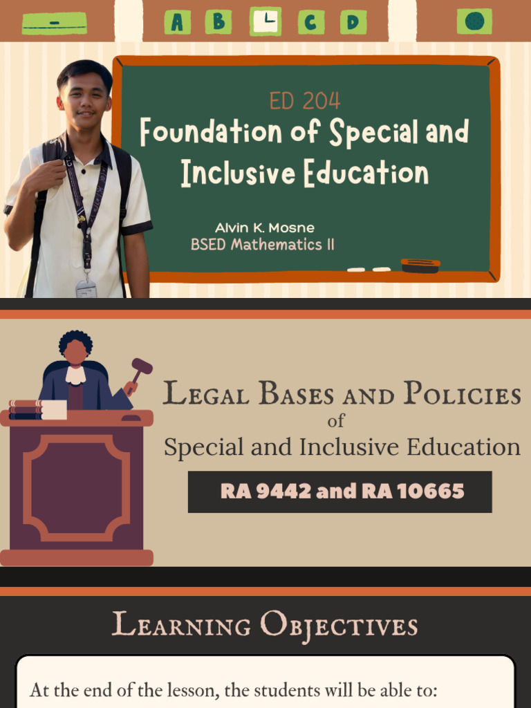 Foundation of Special and Inclusive Education: BSED Mathematics II ...