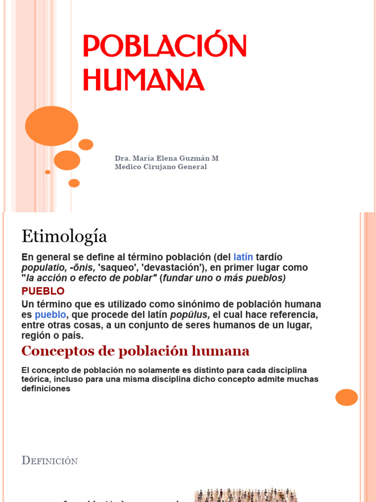 4.población Humana | PDF | Población mundial | Economias