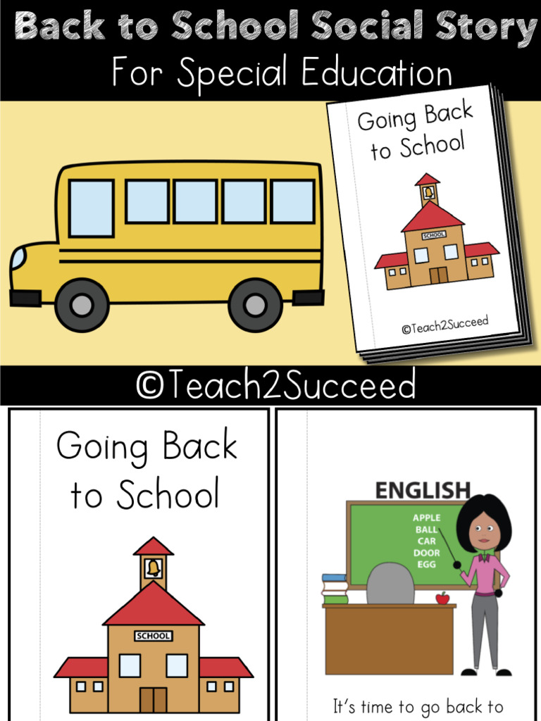 BacktoSchoolSocialStoryforSpecialEducation 1 | PDF