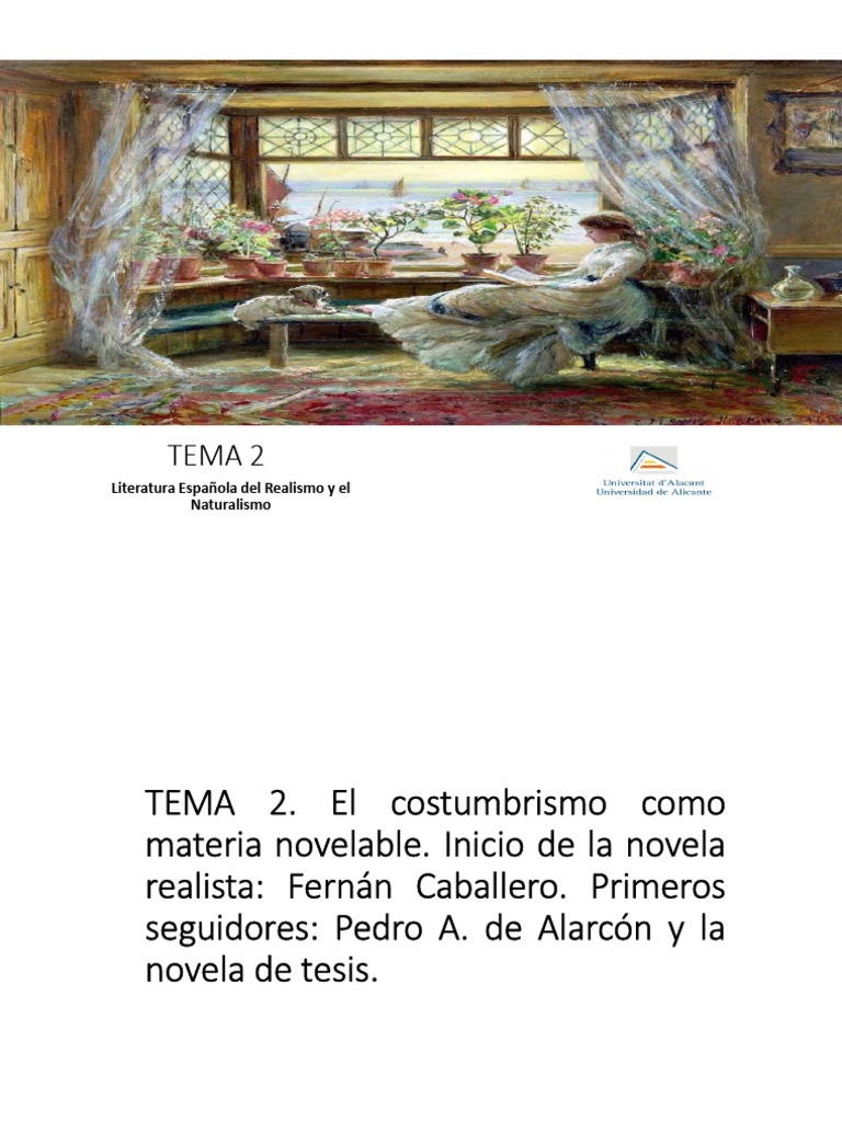 Tema 2-2 | PDF | Novelas