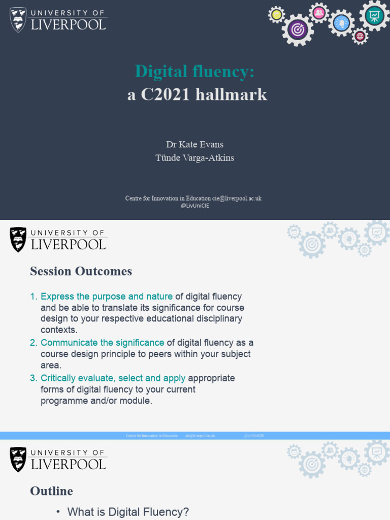 Digital Fluency Workshop Slides | PDF | Innovation | Fluency