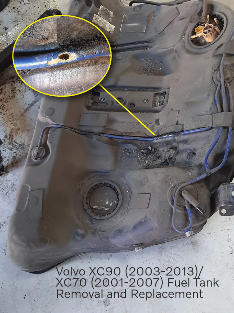 Volvo XC90 Fuel Tank Replacement Guide | PDF | Brake | Electrical Connector