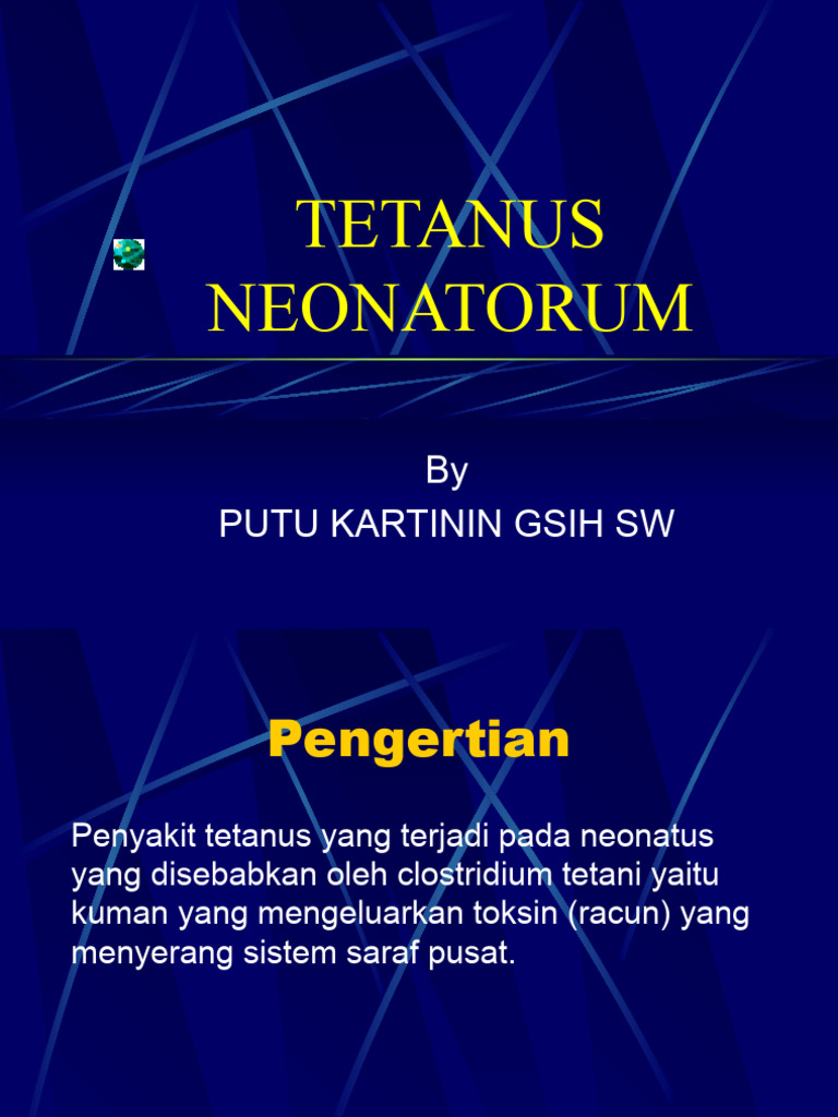 Tetanus Neonatorum: Gejala dan Pencegahan | PDF