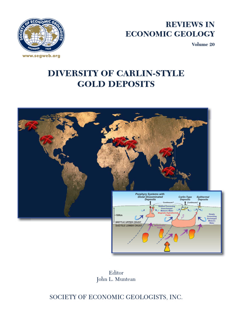Diversity in Carlin Style Gold Deposits | PDF | Geology | Ore