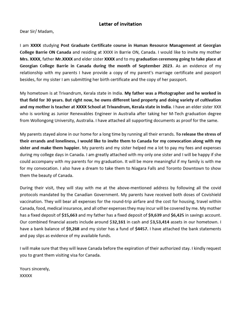 Letter of Invitation Sample2 | PDF