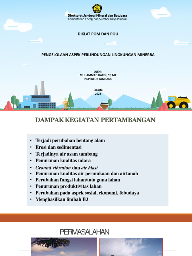 Inspeksi Lingkungan Pertambangan 2018 | PDF | Hukum | Teknologi & Rekayasa
