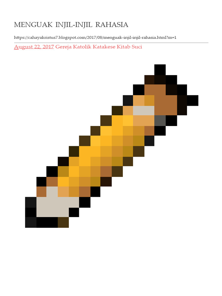 Menguak Injil Injil Rahasia Cahaya Kristus | PDF | Filsafat