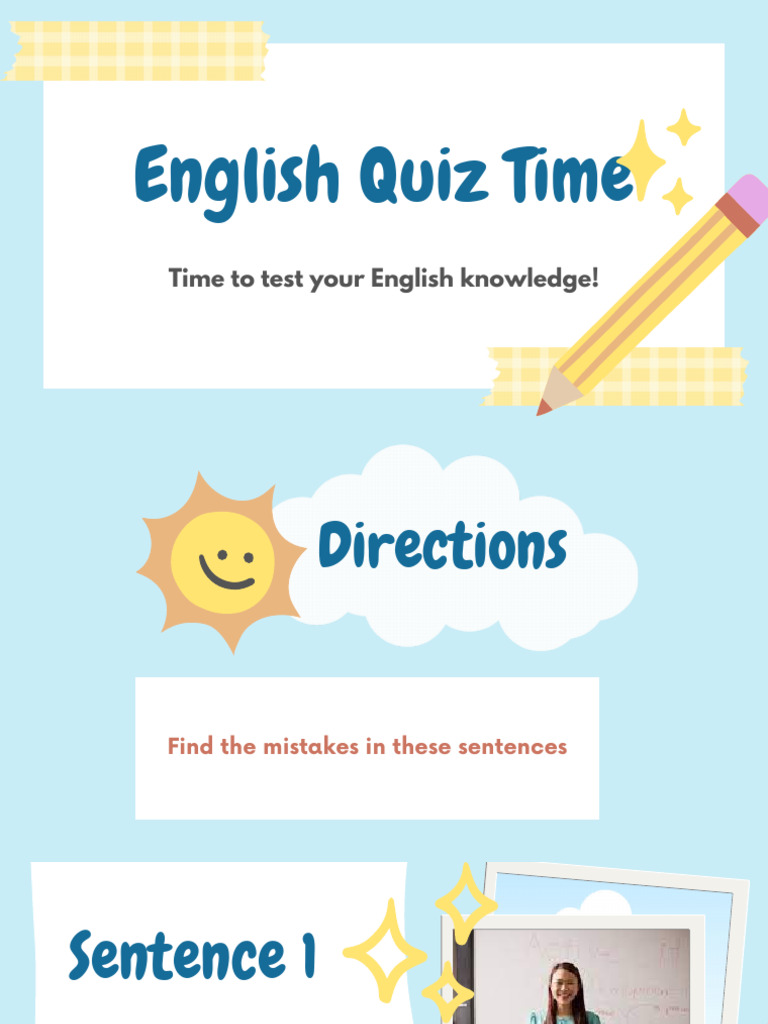 Time To Test Your Knowledge! | PDF | Language Arts & Discipline