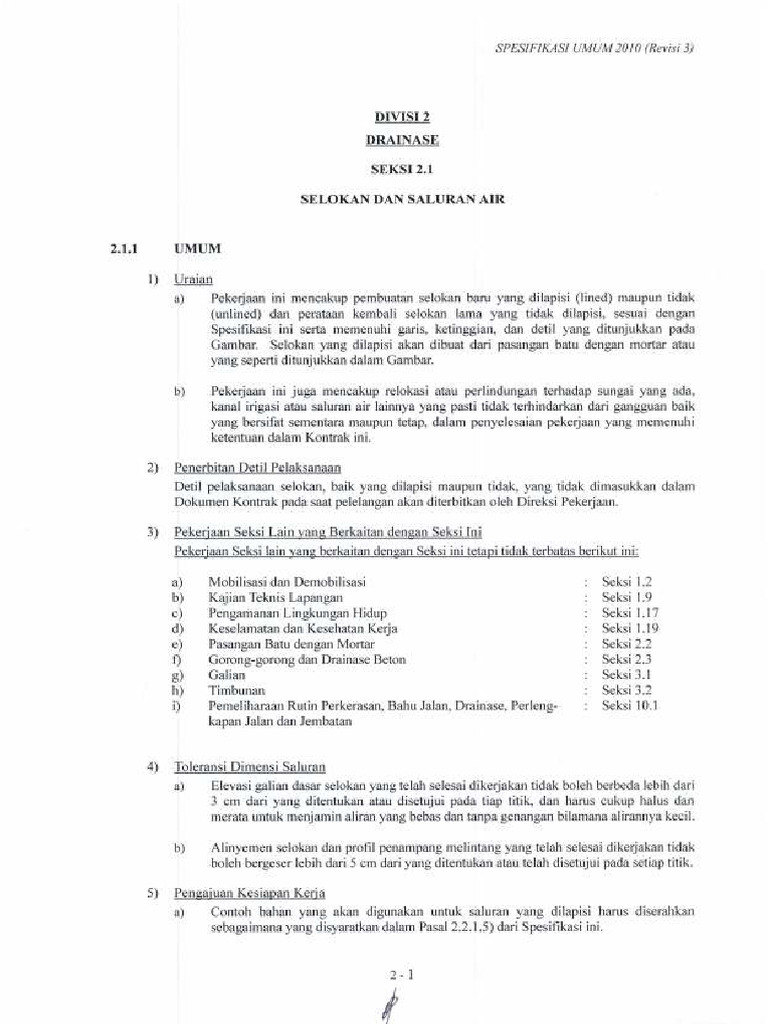 DIVISI 2 - SPEK 2010 REV 3.compressed | PDF