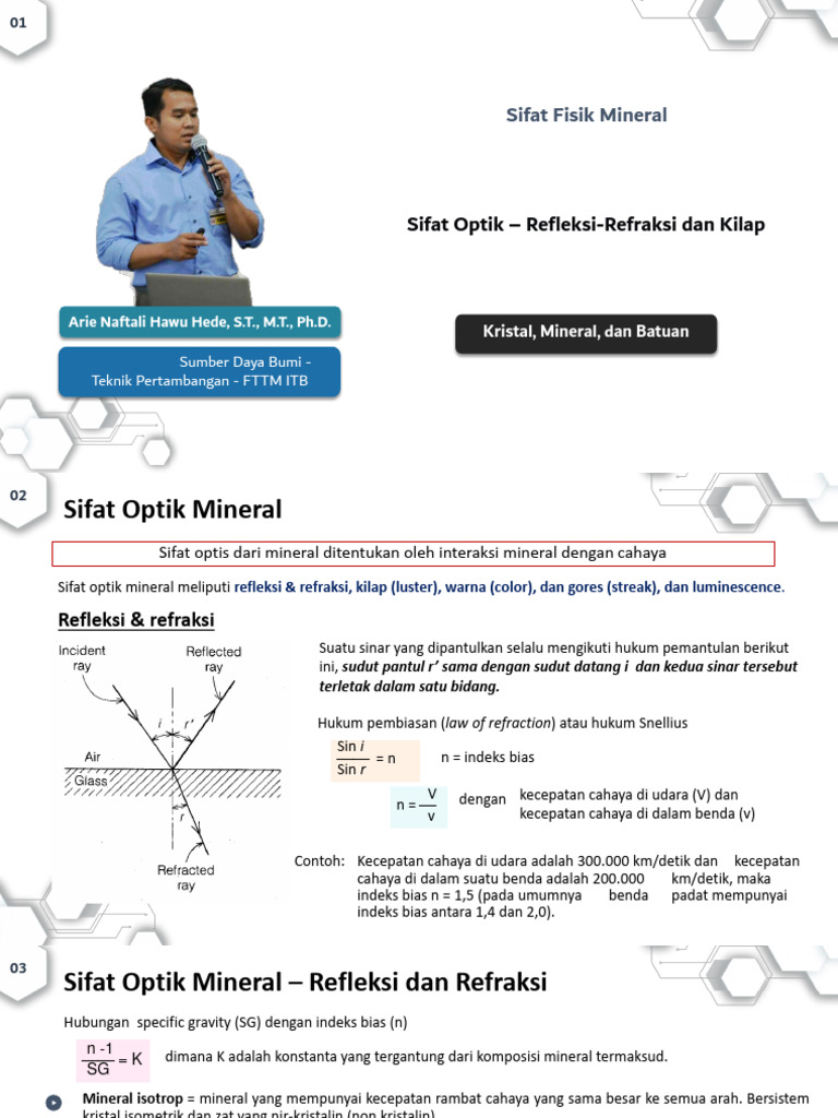 Mineral - 02 - Sifat Fisik Mineral | PDF