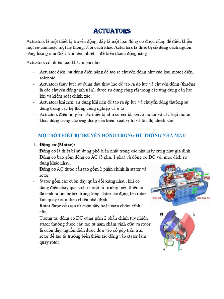 Actuator | PDF