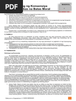 Kahulugan NG Konsensiya | PDF