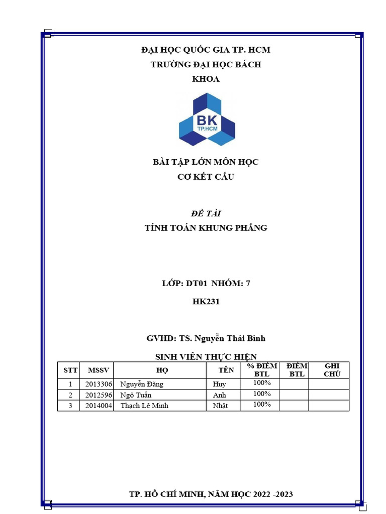 BTL - CKC - 231 - Nhóm 7 | PDF