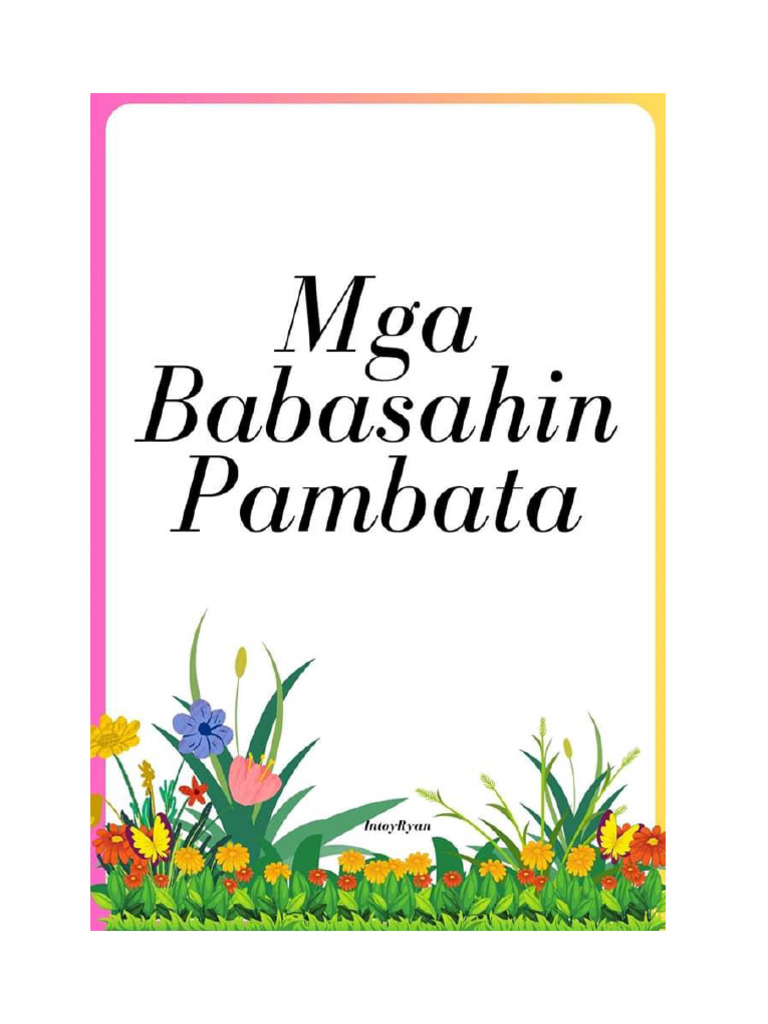 Mga Babasahing Pambata | PDF