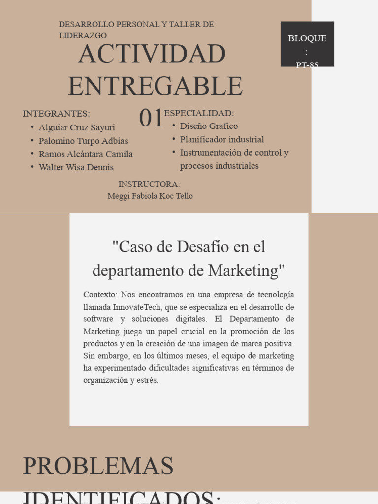 Actividad Entregable 1_ Desarrollo Personal y Taller de Liderasgo (1) | Descargar gratis PDF ...