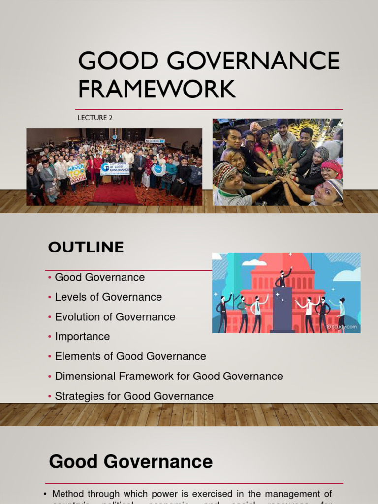 Good Governance Framework | PDF | Governance | Good Governance