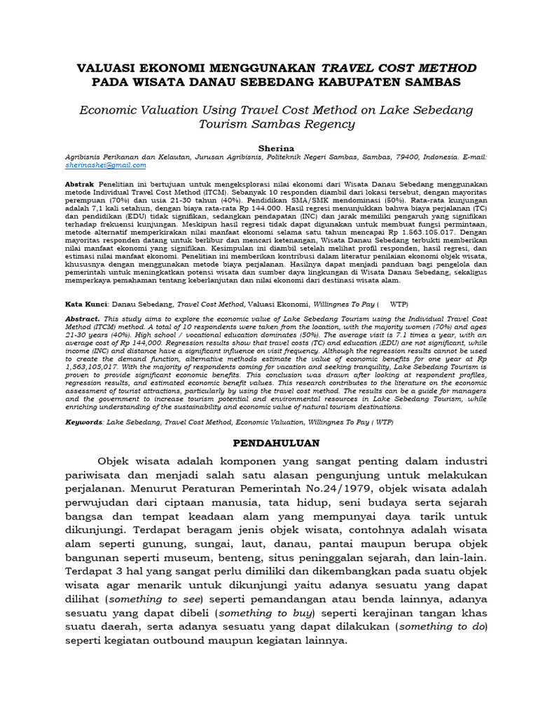 ARTIKEL Total Cost Method | PDF | Ilmu Sosial | Sains & Matematika