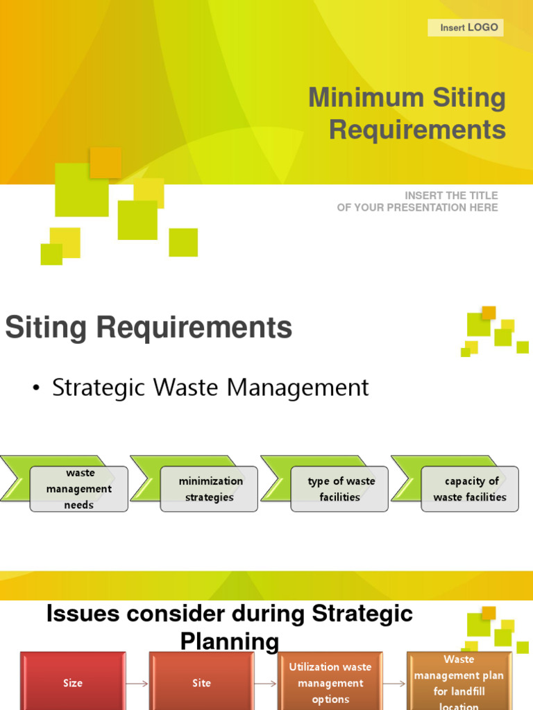 Land Fill Design elements & minimum siting requirements | PDF ...