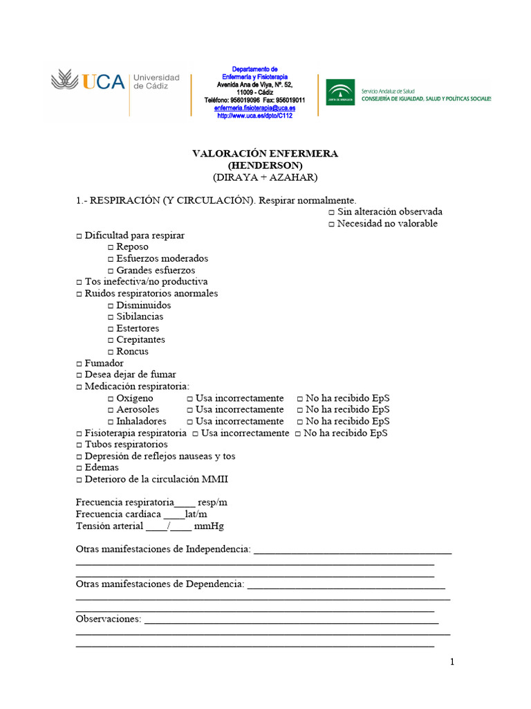 Valoración Integral en Enfermería | PDF | Heces | Dormir