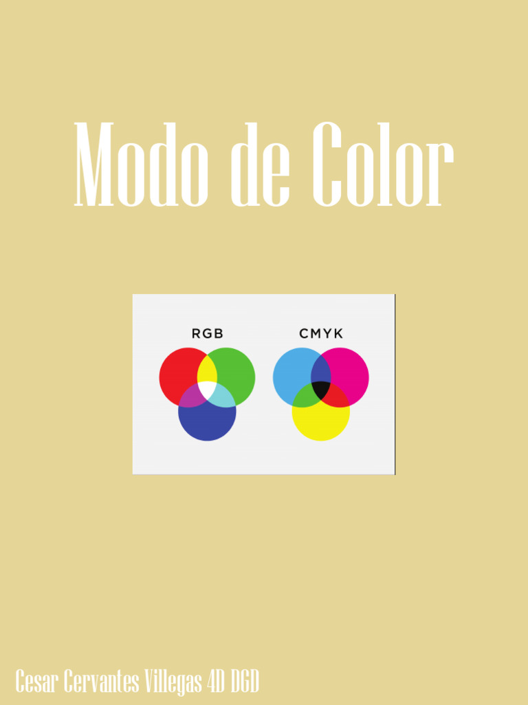 Modo de Color | PDF | Color | Cian