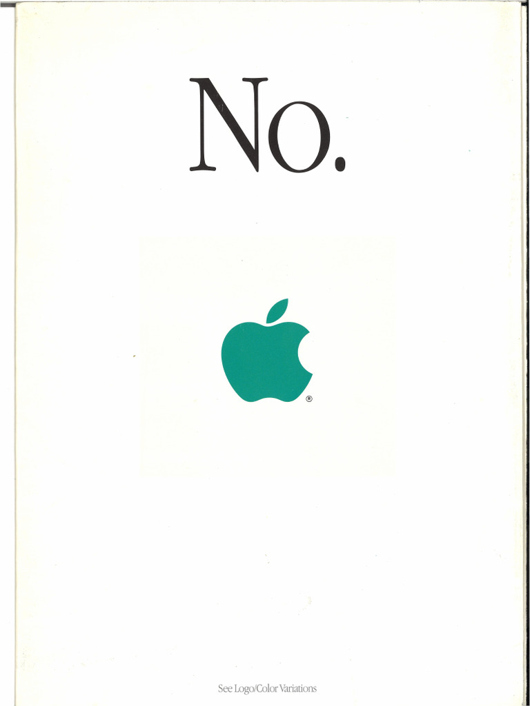 Apple Logo Standards 1987 | PDF | Typography | Logos