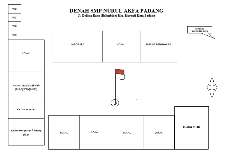 Denah SMP Nurul Akfa | PDF