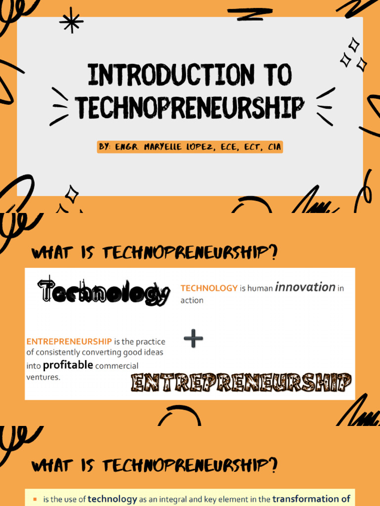 Module 1_Introduction to Technopreneurship | PDF Module 1_Introduction to Technopreneurship | PDF