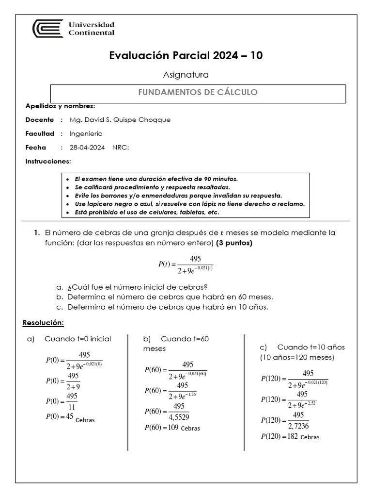 C2-2024-1+SOL | PDF | Aritmética | Matemáticas
