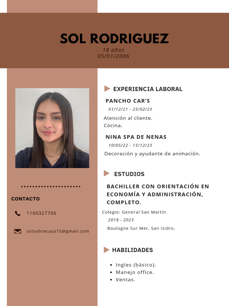 Sol CV curriculum enero 2024 | PDF