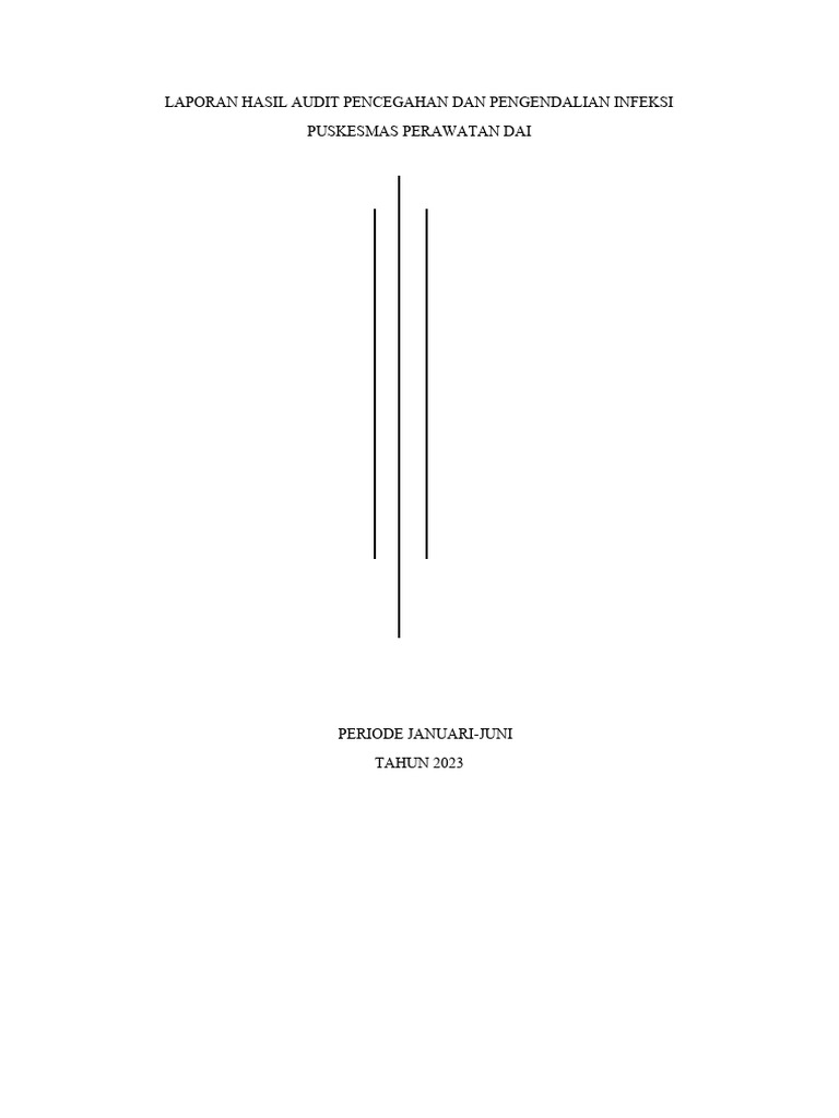 Laporan Audit PPI Puskesmas 2023 | PDF