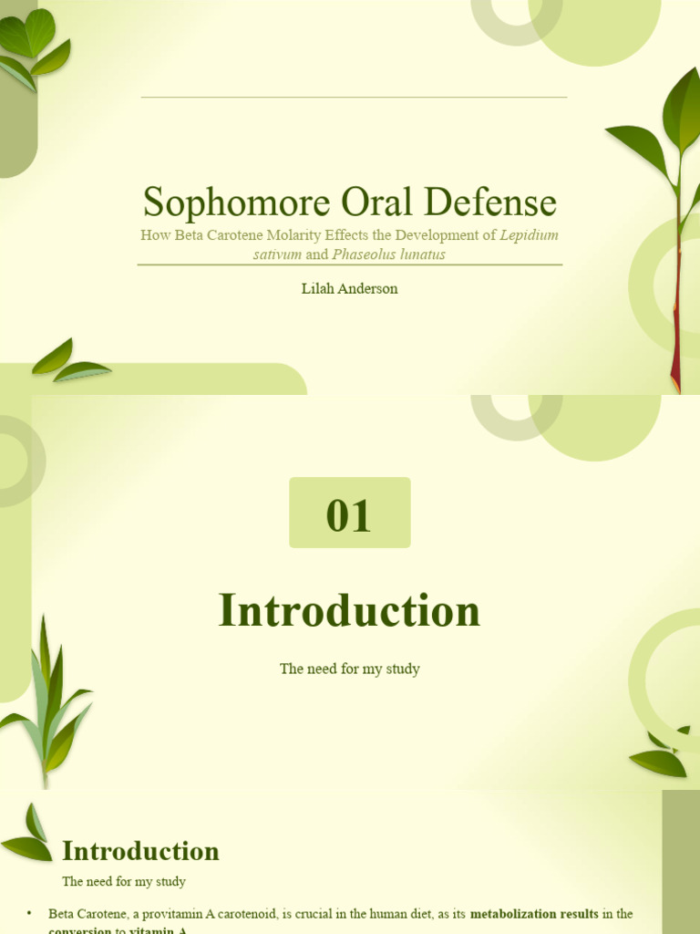 sophomore oral defense | PDF | Vitamin A | Rice