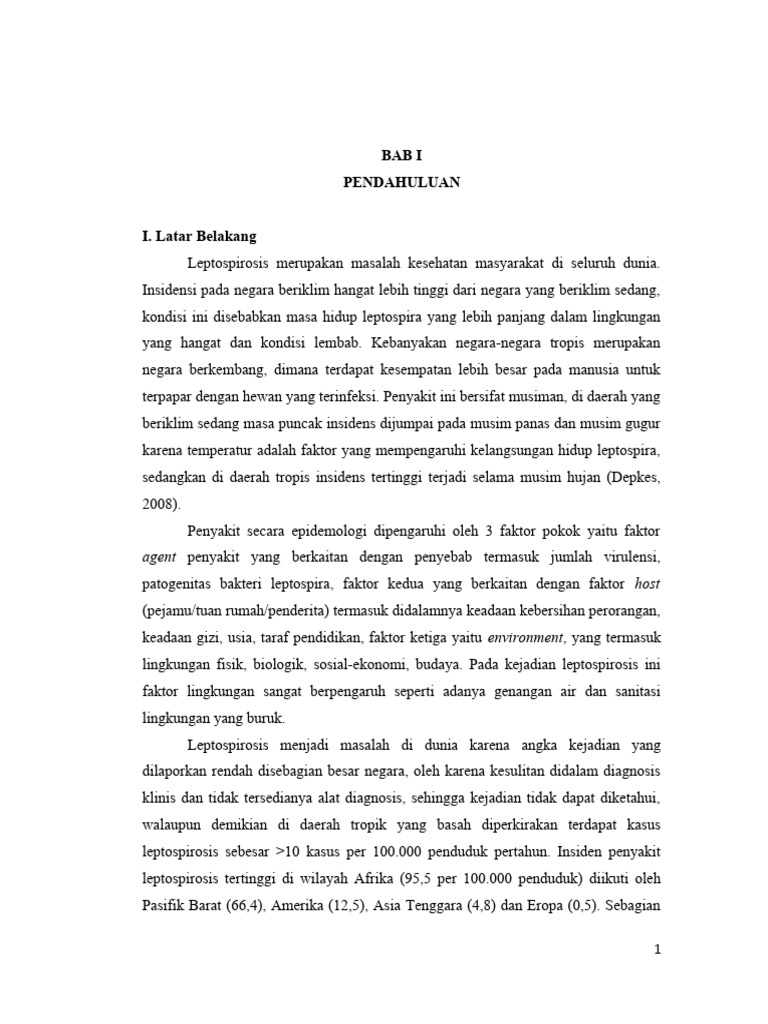 Lapsus Leptospirosis Fix | PDF