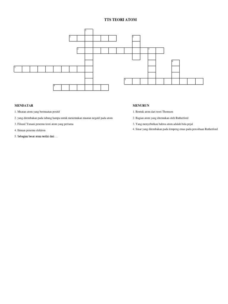 TTS Teori Atom | PDF