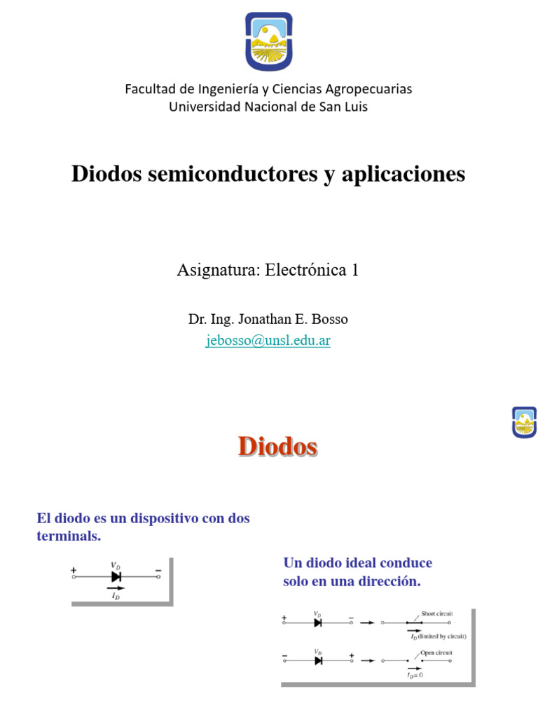 5-Diodos y aplicaciones | PDF | Semiconductores | Diodo