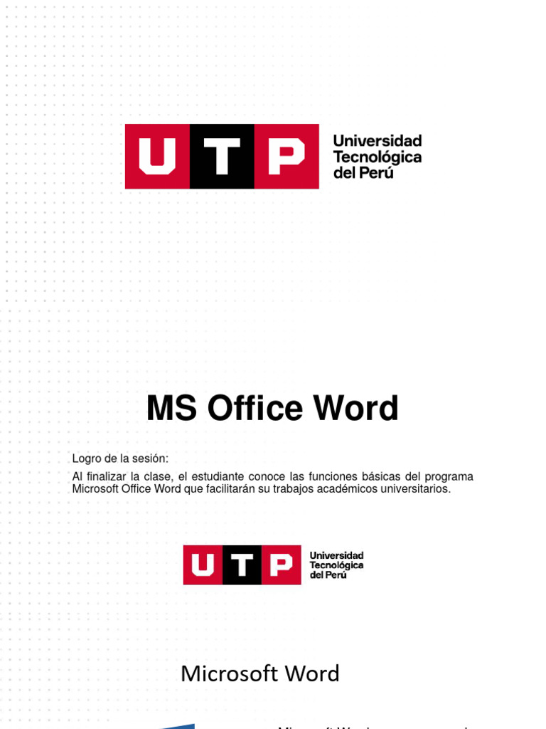 S07.s1 - MS Office Word Básico | PDF